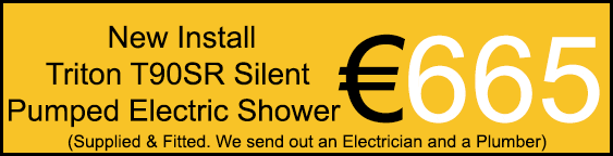 Triton T90sr Silent Electric Shower New Install €665 Supplied And Fitted